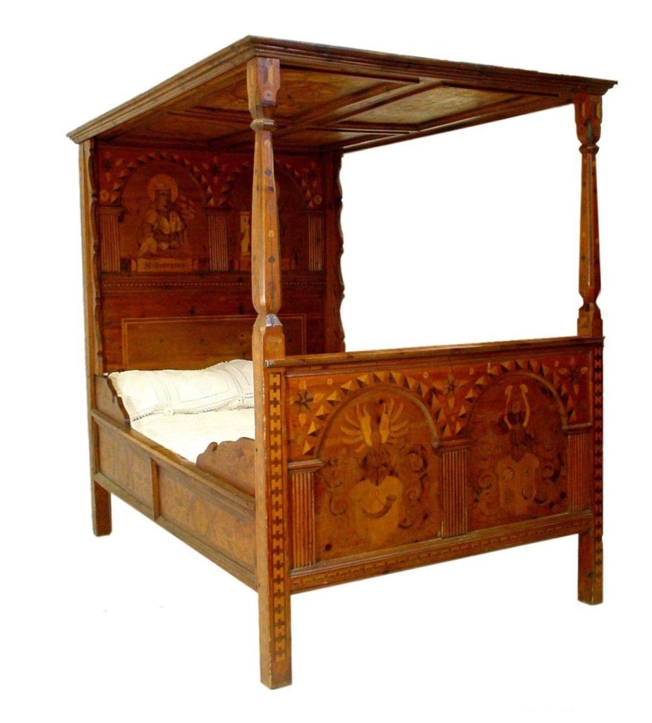 Exceptional German Renaissance Bed. XVI Century. - PERSEPOLIS